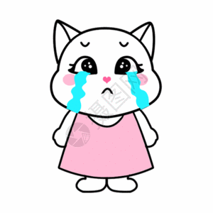 难过大哭表情图标emoji动图图片-正版gif素材401599165-摄图网