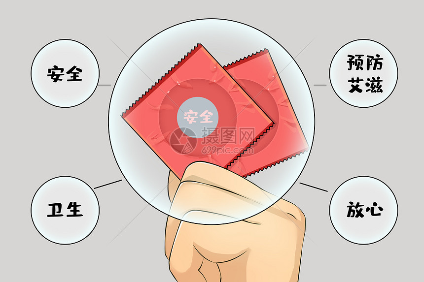 医用物品避孕套插画图片下载 正版图片401768118 摄图网