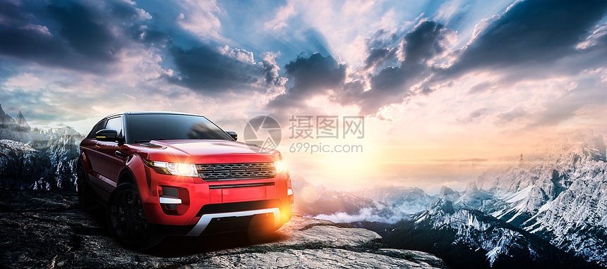 户外汽车场景图片素材-正版创意图片401896228-摄图网