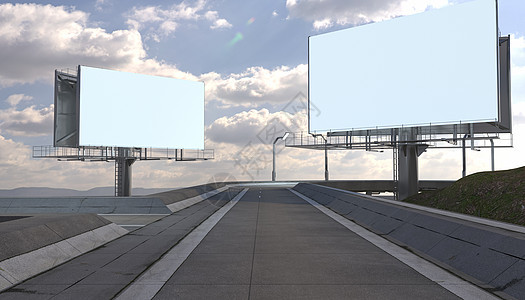 户外公路广告牌图片素材-正版创意图片401926178-摄图网
