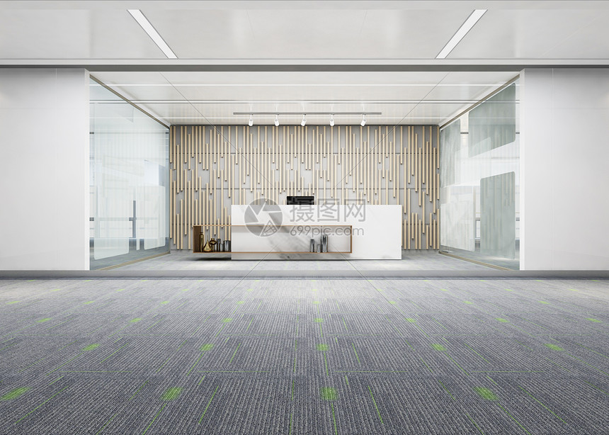 公司前台设计图片素材-正版创意图片401927937-摄图网