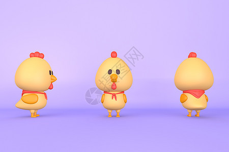 C4D可爱卡通浣熊IP模型插画图片下载-正版图片402188458-摄图网