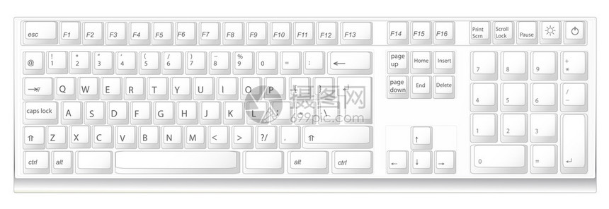 键盘设计矢量插画图片下载-正版图片402206269-摄图网