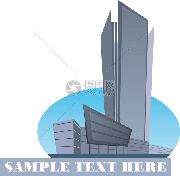 现代建筑矢量插画图片下载-正版图片402209392-摄图网