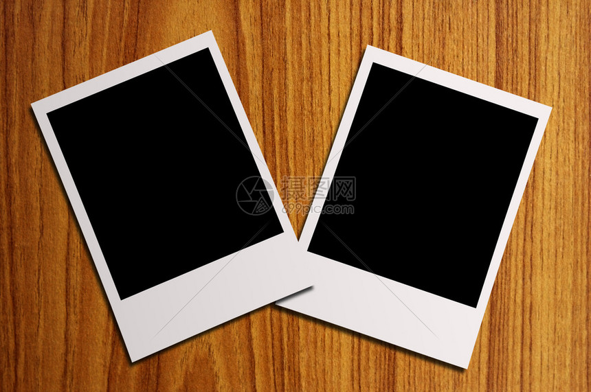 木背景上的空白照片插画图片下载-正版图片402214517-摄图网