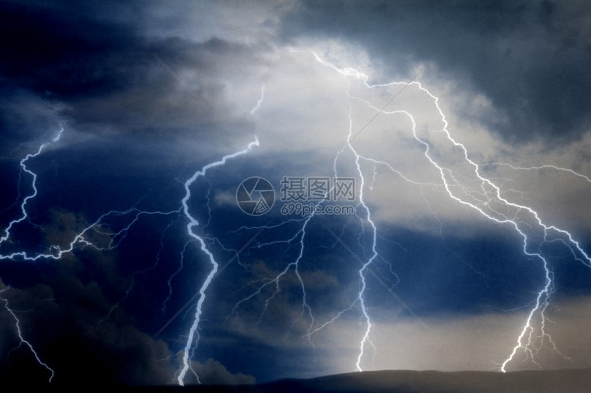 夜间闪电灯插画图片下载-正版图片402236983-摄图网