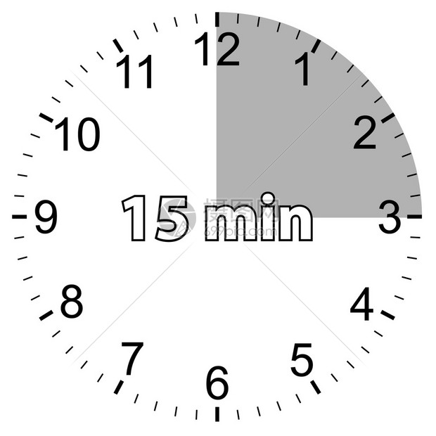15分钟小时的独特图标插画图片下载-正版图片402236991-摄图网