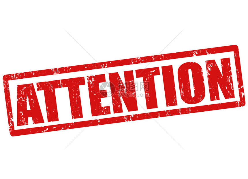 注意grunge橡皮戳上白色矢量图插画图片下载-正版图片402240669-摄图网