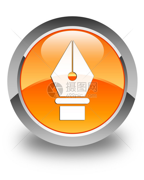 Pen图标glossy插画图片下载-正版图片402257343-摄图网