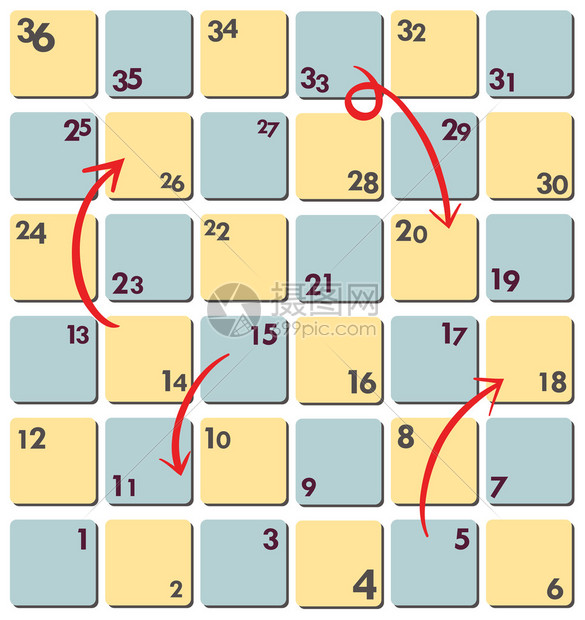 一个空白棋盘游戏的插图插画图片下载-正版图片402264877-摄图网