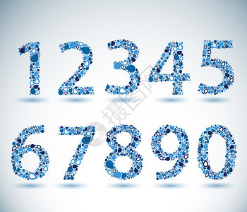 黑色背景上的黄色数字序列123456789插画图片下载-正版图片402315188-摄图网