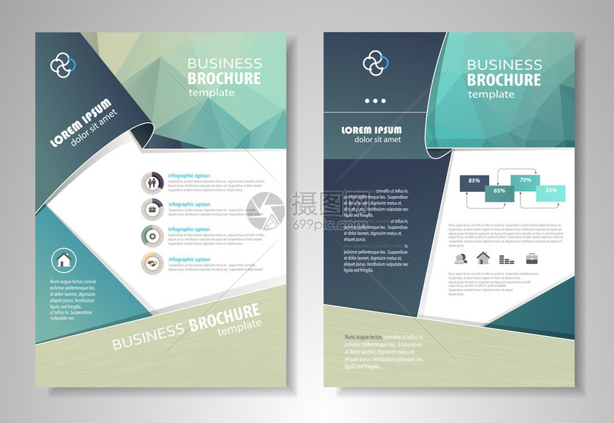 前页和后页小册子传单设计插画图片下载-正版图片402294330-摄图网