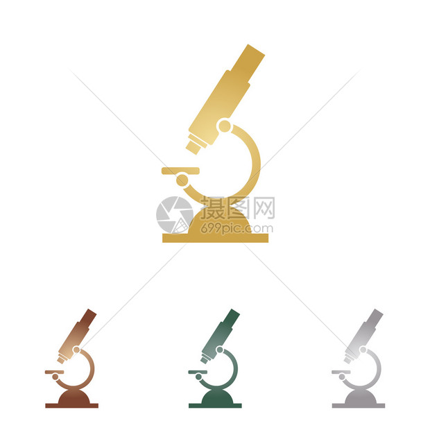 实验室的化学显微镜标志白色后卫插画图片下载-正版图片402305532-摄图网