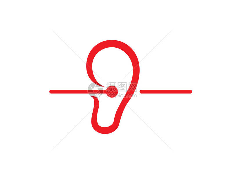 听力标志模板矢量图标设计插画图片下载-正版图片402312473-摄图网