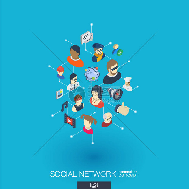 社会集成3dweb图标插画图片下载-正版图片402317024-摄图网