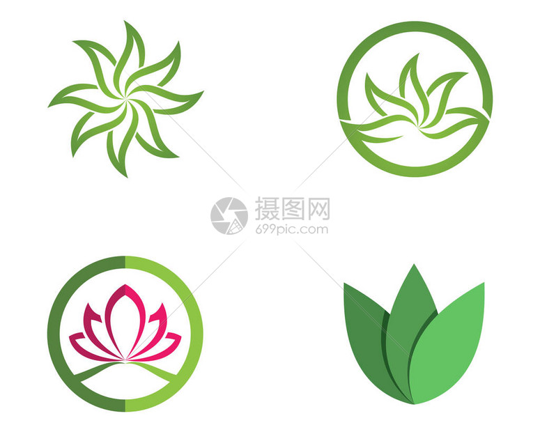 矢量莲花设计标志模板图标插画图片下载-正版图片402333192-摄图网