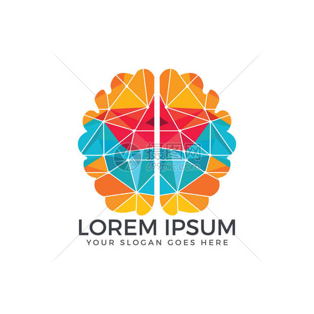 脑Logo矢量设计集思广益思考大脑Log插画图片下载-正版图片402338814-摄图网