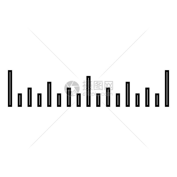 比例标尺图标黑色颜矢量说明平板插画图片下载-正版图片402341435-摄图网