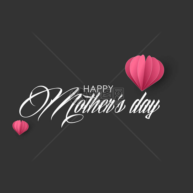母亲节快乐贺卡矢量图插画图片下载-正版图片402344450-摄图网