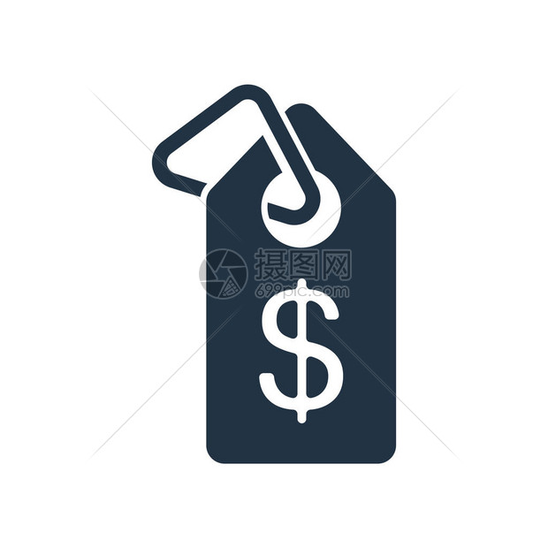 价格标签图标矢量在白背景上被孤立价格插画图片下载-正版图片402355266-摄图网