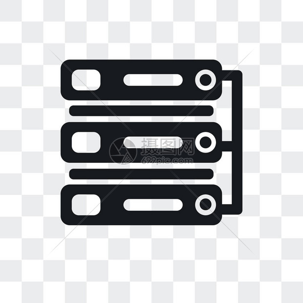 在透明背景上隔离的服务器矢量图标服图片素材-正版创意图片402358209-摄图网