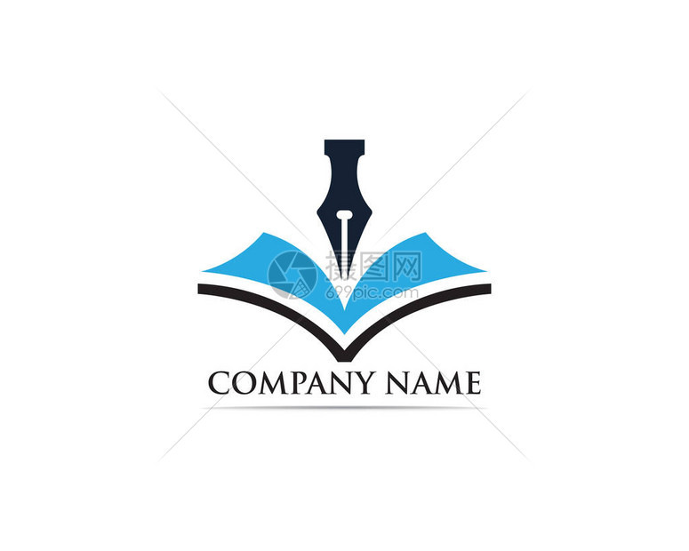 作家笔标志插画图片下载-正版图片402363030-摄图网