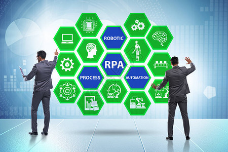RPA的说明机器人程序自动图片素材-正版创意图片402392764-摄图网