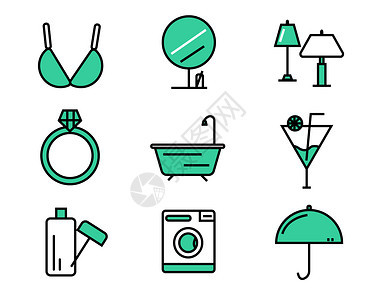 彩色ICON图标购物优惠卷元素套图svg图标插画图片下载-正版图片402395970-摄图网