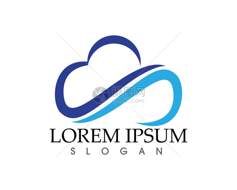 Cloud标模板矢量插画图片下载-正版图片402411091-摄图网