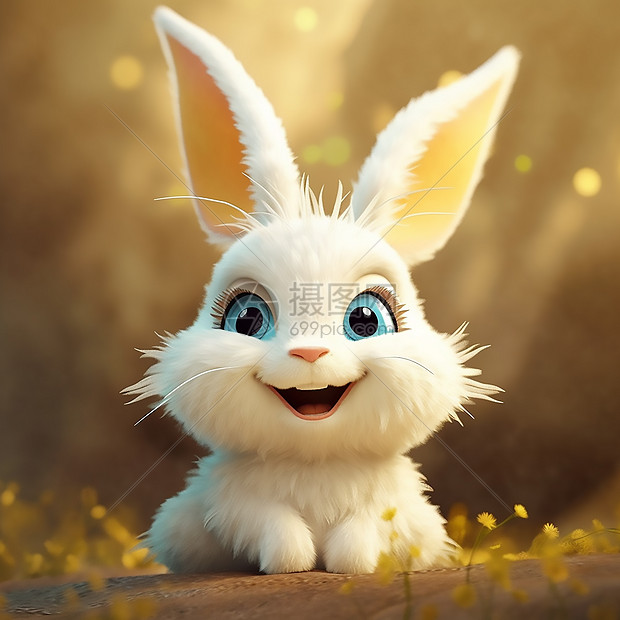 可爱小兔子插画图片下载-正版图片402436981-摄图网