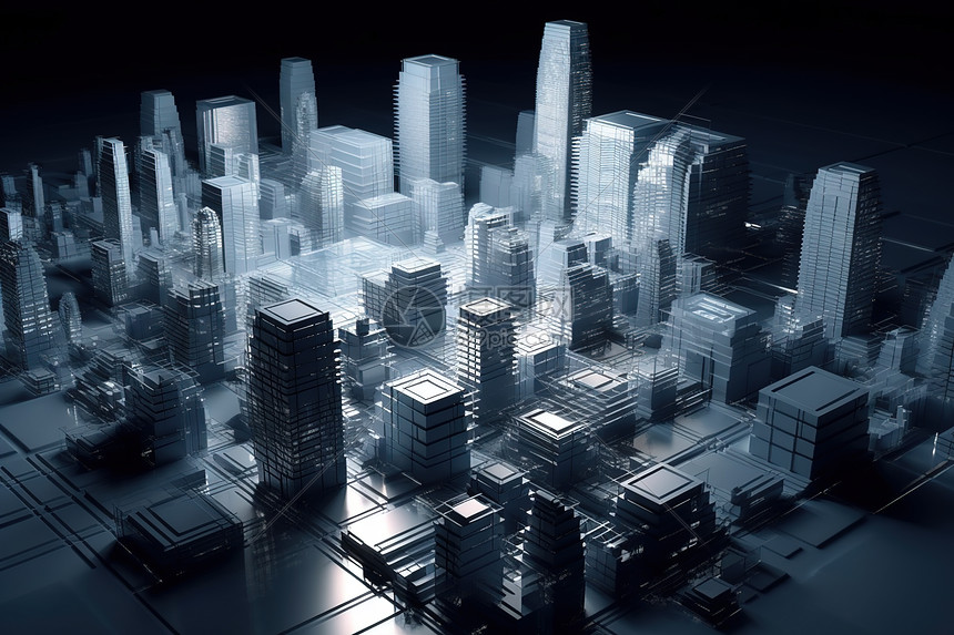 建筑模型插画图片下载-正版图片402438972-摄图网