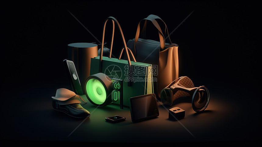 高清生活用品图片插画图片下载-正版图片402439980-摄图网