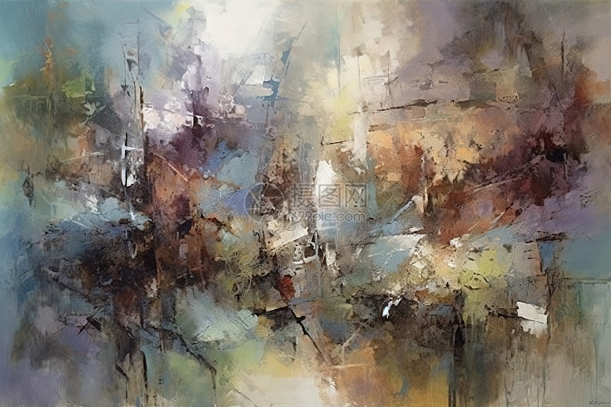 抽象派水彩画数字艺术插画图片下载-正版图片402443918-摄图网