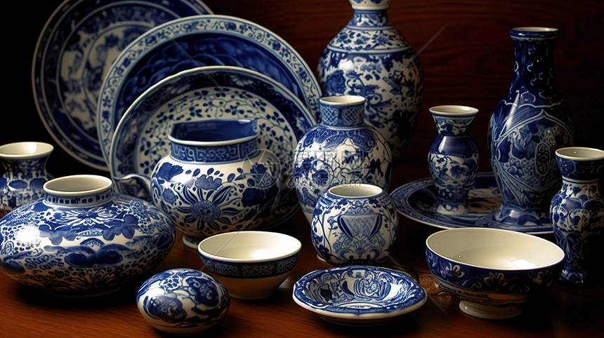 中国传统瓷器数字艺术高清图片下载-正版图片402458913-摄图网