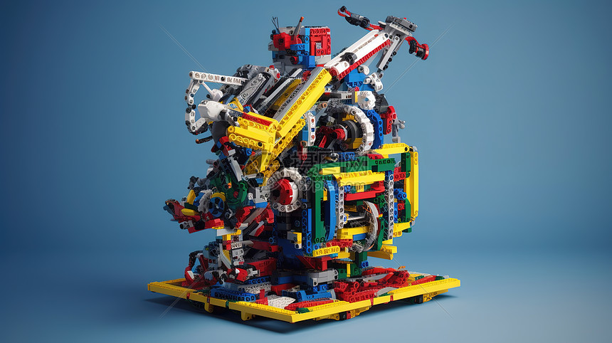 儿童乐高玩具插画图片下载-正版图片402472274-摄图网