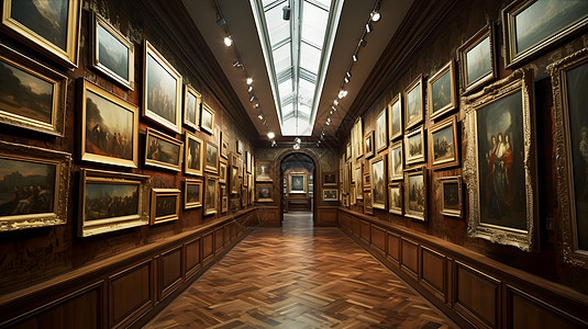 视觉冲击的博物馆插画图片下载-正版图片600342692-摄图网