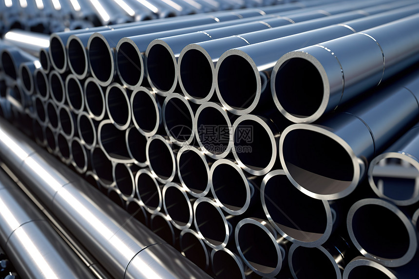 创意抽象的重金属冶工业钢管高清图片下载-正版图片402495834-摄图网