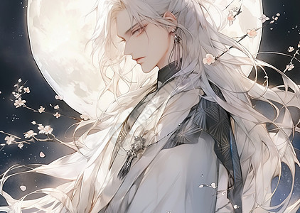 古风二次元帅哥人物插画图片下载-正版图片402506356-摄图网