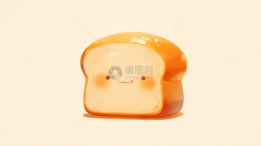 卡通面包插画图片下载-正版图片402569766-摄图网