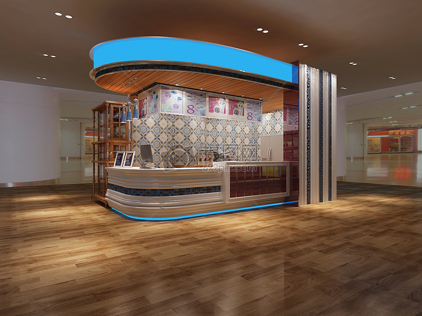 商场某展台效果图高清图片下载-正版图片500294105-摄图网