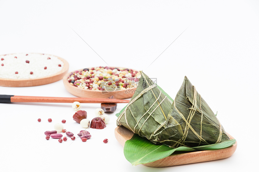 端午粽子食物配料静物棚拍高清图片下载-正版图片500355285-摄图网