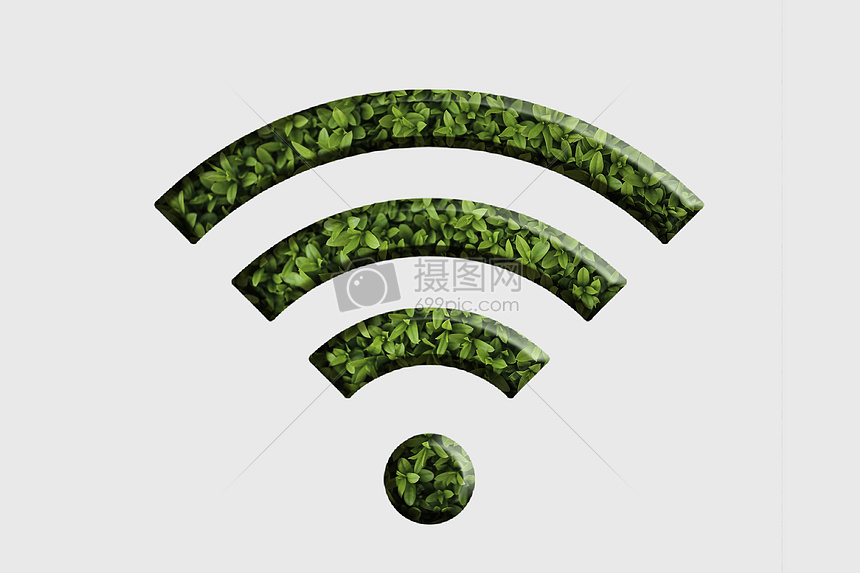 绿色wifi图片素材-正版创意图片500403829-摄图网