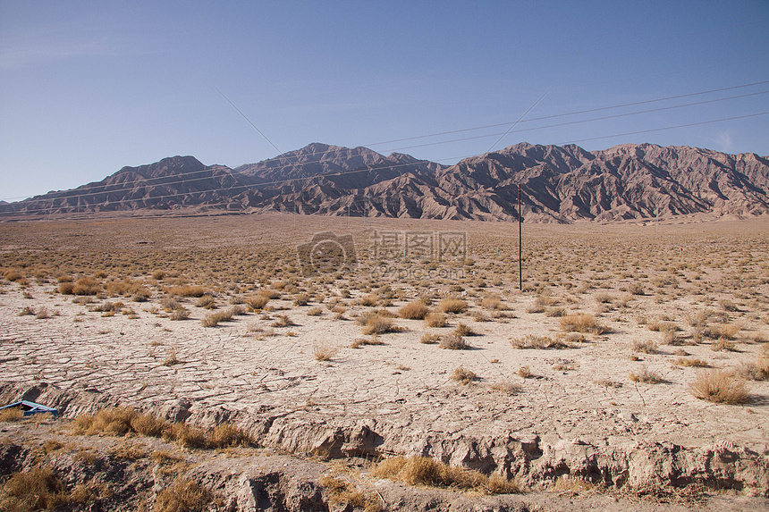 四月的敦煌沙漠戈壁滩高清图片下载-正版图片500588804-摄图网