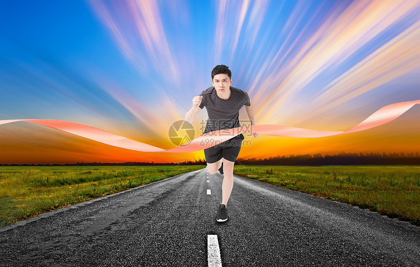 奔跑图片素材-正版创意图片500613663-摄图网