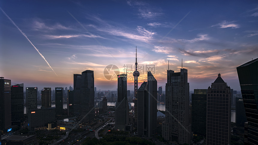 上海陆家嘴城市建筑风光高清图片下载-正版图片500680134-摄图网