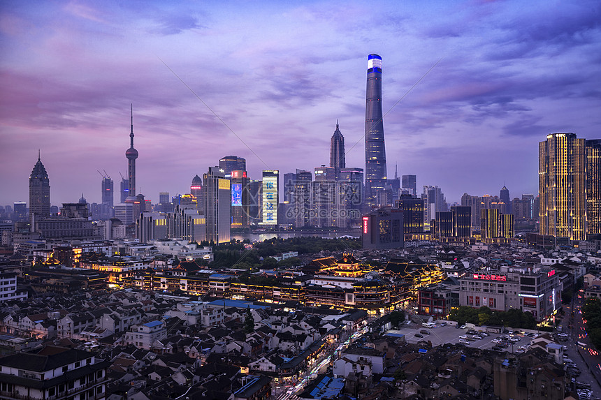 上海陆家嘴城市建筑风光高清图片下载-正版图片500680137-摄图网