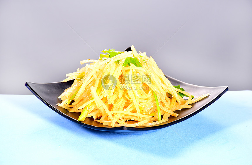 土豆丝-小菜系列高清图片下载-正版图片500690690-摄图网