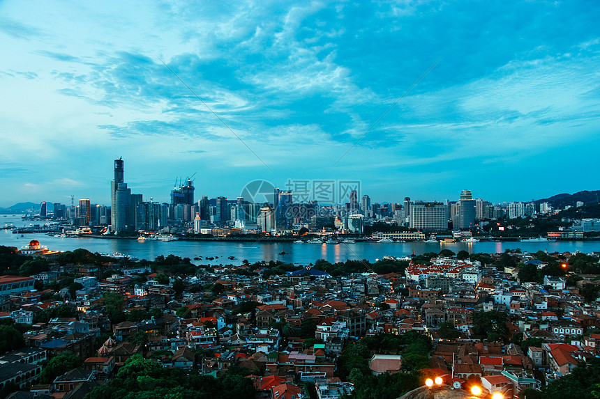 厦门城市建筑风光高清图片下载-正版图片500703856-摄图网