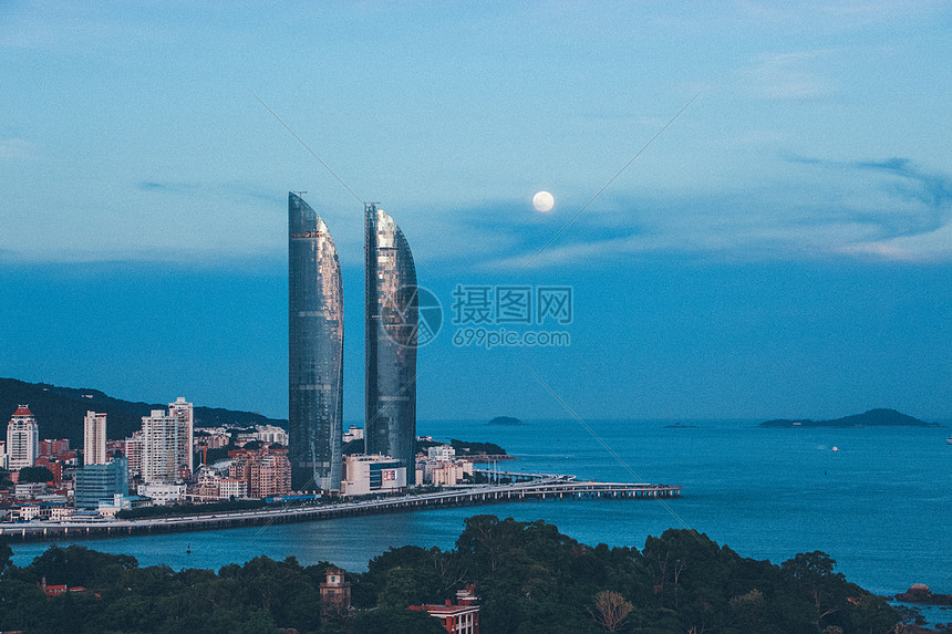 厦门城市建筑风光高清图片下载-正版图片500703894-摄图网
