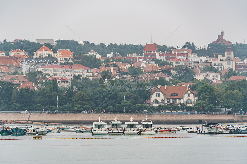 青岛海边建筑高清图片下载-正版图片500727025-摄图网